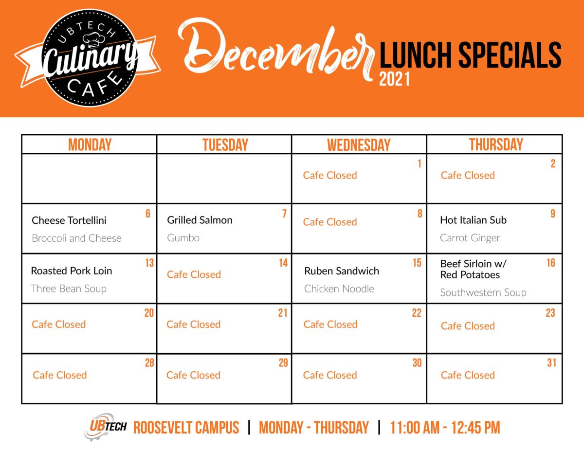 Culinary Cafe – UBTech