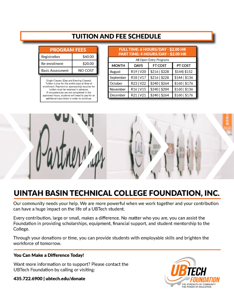 Class/Program Bulletin – UBTech